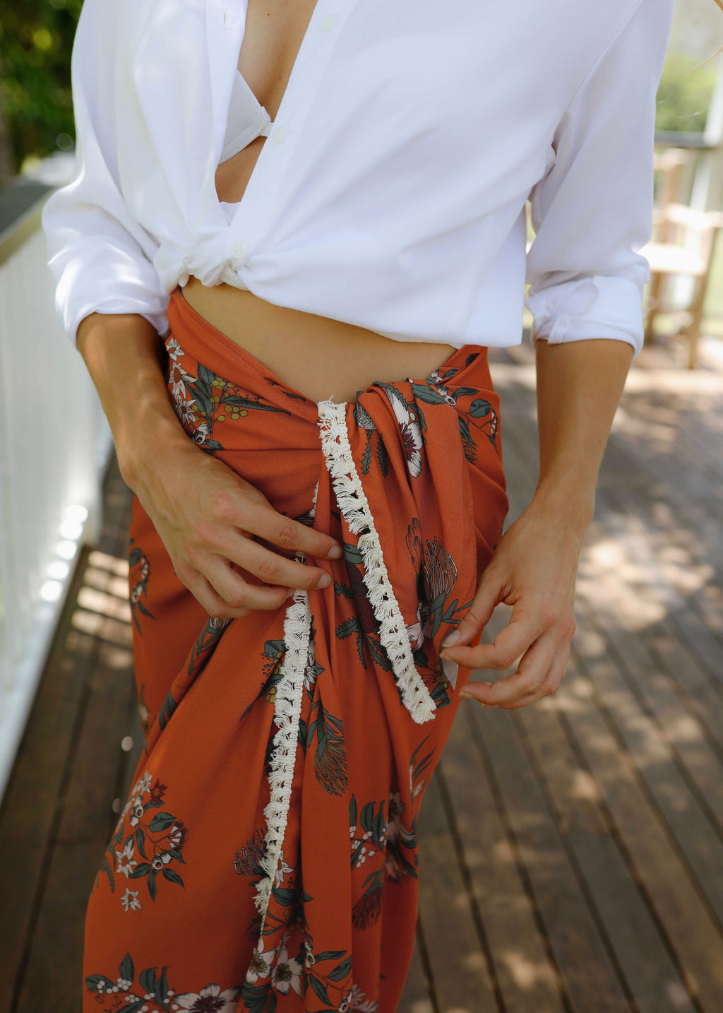 Lily Sarong Native Floral – TALI and TASI